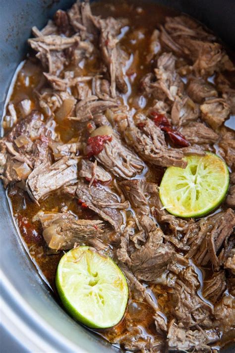 Crock Pot Beef Barbacoa The Roasted Root