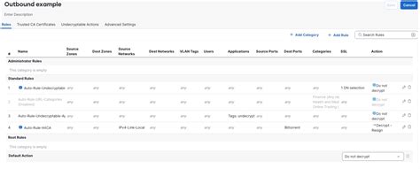 Decryption Policy Exclusions