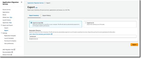 Aws Application Migration Service Major Updates Global View Import And Export From Local Disk