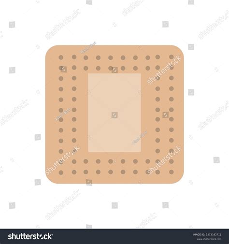 Contraceptive Patch On White Background Stock Vector Royalty Free 2373192711 Shutterstock