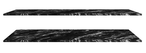 대리석 테이블 카운터 상단 블랙 표면 흰색 배경에 격리 된 디스플레이 제품을위한 스톤 슬래브에는 클리핑 경로가 있습니다 대리석에 대한 스톡 사진 및 기타 이미지 Istock