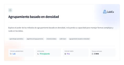 Agrupamiento Basado En Densidad Labex