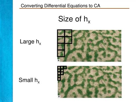 Ppt Simulating Spatial Partial Differential Equations With Cellular Automata Powerpoint