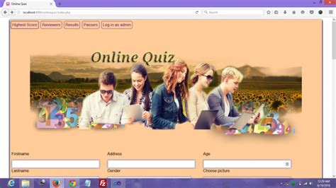 Online Quiz Application Project In Php With Source Code And Report Download Kashipara
