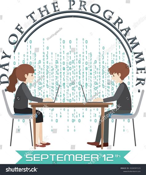 Day Programmer Poster Illustration Stock Vector Royalty Free