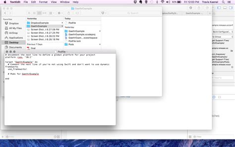 Ios Still Getting The Error No Such Module Swiftydropbox Stack