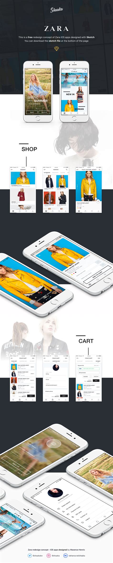 [free] Zara Redesign Concept Ui Ux Design On Behance