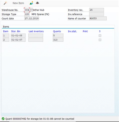 Solved Error In Physical Inventory Wm Sap Community