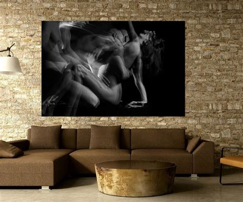 Abstraction Sex Decor Wall Art Sex Black Sex Canvas Canvas Kiss Picture Sex Abstraction