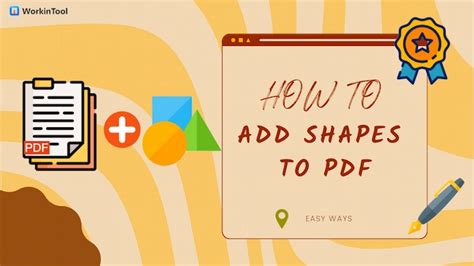 How To Add Shapes To Pdf Free Easy Ways Workintool