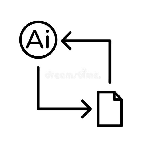 Generative Ai Diagram Icon Stock Illustration Illustration Of Generate