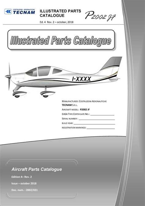 Tecnam P2002 Jf Catalogue