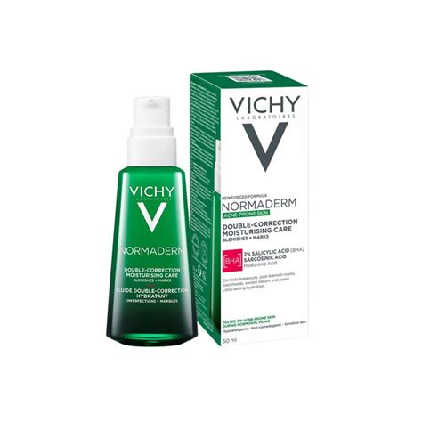 Vichy Виши Normaderm 50 Корректирующий крем флюид нормадерм для лица двойного действия против
