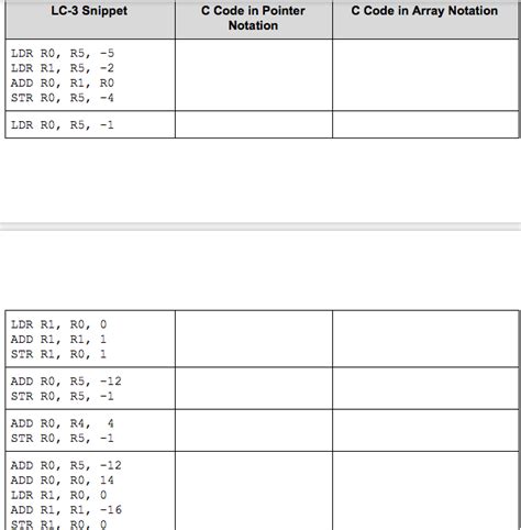 Solved 1 Pointer Expressions From Lc 3 To C 20 Points