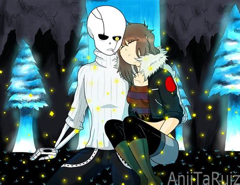 Echotale Gsans X Frisk By Aniitaruiz Sans X Frisk Undertale Comic Funny Undertale Art Core