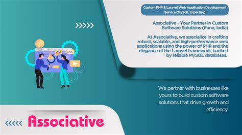 Custom Php And Laravel Web Application Development Service Mysql Expertise Associative