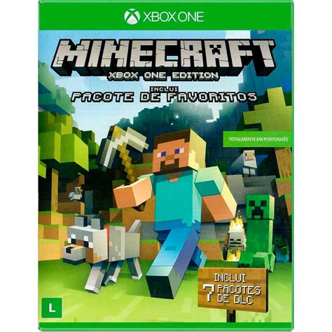 Minecraft Xbox Edition Xbox One 1 Com Detalhe Jogo Mídia Física