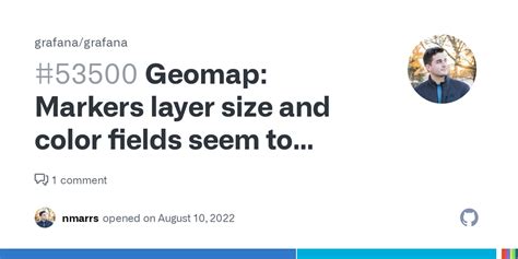 Geomap Markers Layer Size And Color Fields Seem To Conflict · Issue