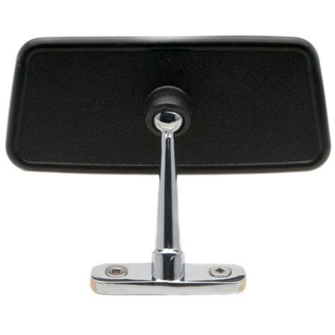 Dash Mounted Interior Mirror Black And Chrome