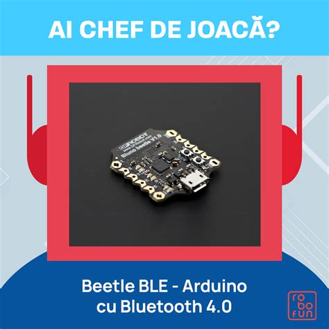 Robofun Beetle Ble Este O Placă Arduino Cu Bluetooth 4 0 încorporat și Poate Fi Utilizată