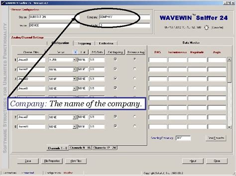 Wavewin Sniffer 24 Configuration Polling Software Wavewin Sniffer