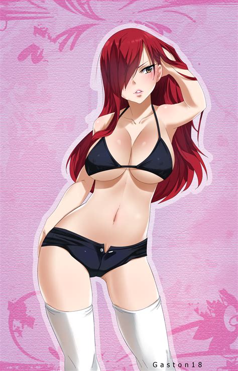 Erza Scarlet Fairy Tail Drawn By Gaston Danbooru