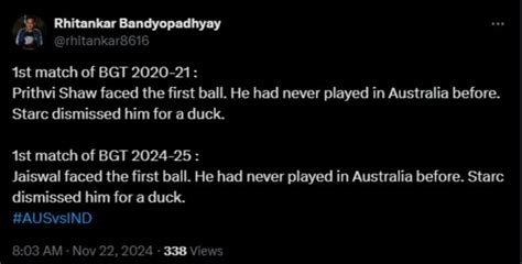 India In Australia Why Is Jaiswal Being Compared To Shaw Rediff Cricket