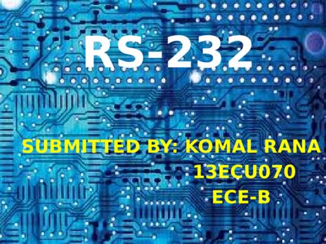 Ppt Rs232 Presentation