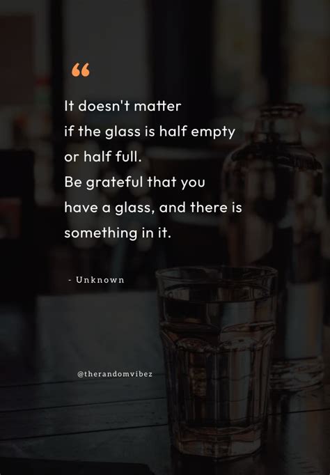 Half Full Glass Quotes