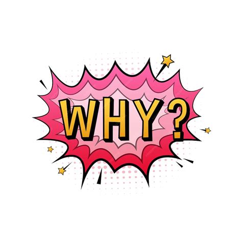 Premium Vector Comic Speech Bubbles With Text Why Vintage Cartoon Illustration Symbol