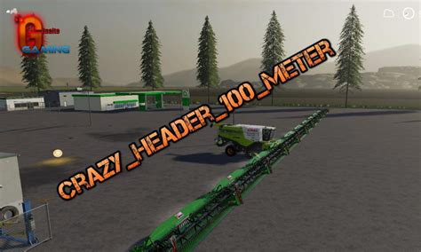Crazy Header 100 Meter V 1 0 Fs19 Mod