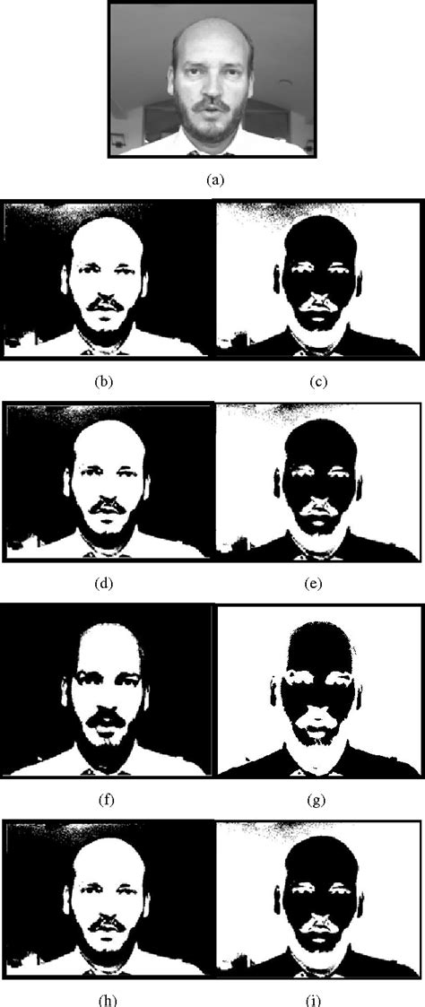 Figure From Maximum Entropy Based Thresholding Algorithm For Face