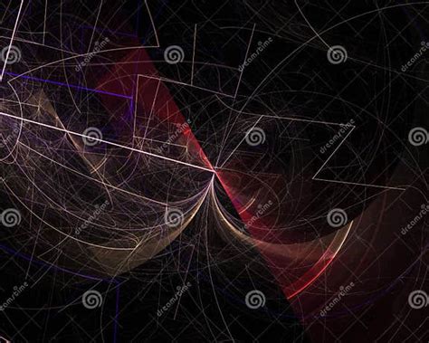 Abstract Digital Fractal Flam Texture Fantasy Imagination Decorative Template Design Render