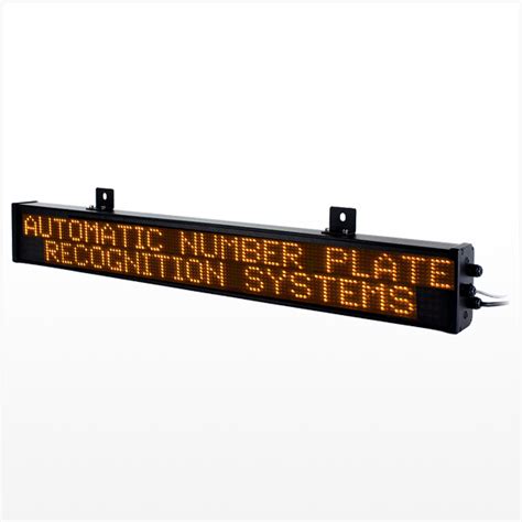 LED Message Signs Snap ANPR