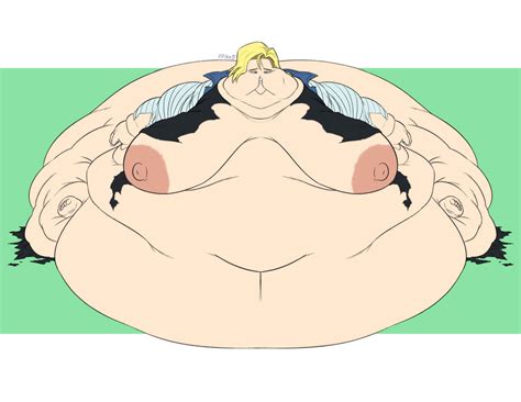 Rule 34 Android 18 Bbw Blob Blonde Hair Dragon Ball Dragon Ball Z Exposed Breasts Facing