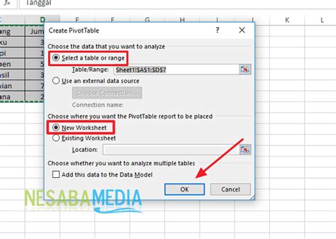Cara Membuat Pivot Tabel Di Microsoft Excel Lengkap Gambar