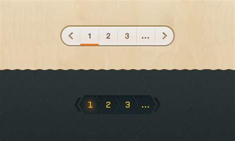 32 Beautiful And Clean Pagination Element Designs