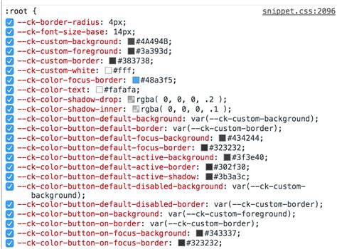 Docs Create A List Of Available Css Variables · Issue 3386 · Ckeditorckeditor5 · Github