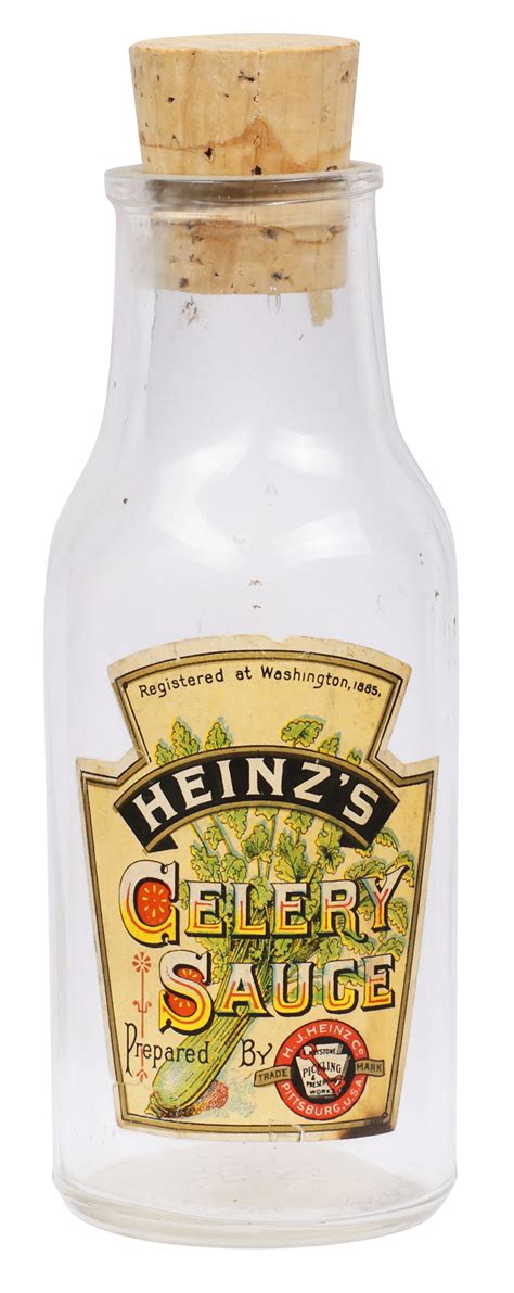 Heinz Celery Sauce Bottle • Antique Advertising