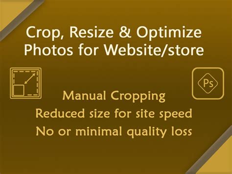 Cropped And Resized Photos With No Quality Loss And Reduced Size Upwork