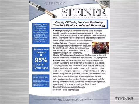 Steiner Technologies Video Overview Ppt