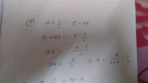 Solve The Following By The Transposition Method And Check Your Answers Y 8 3 Iii