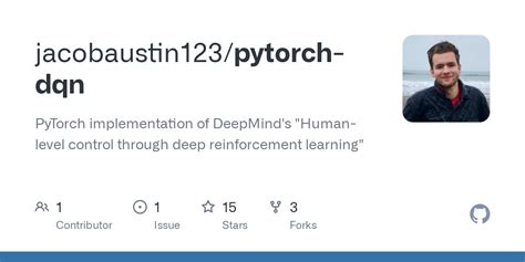 Github Jacobaustin123pytorch Dqn Pytorch Implementation Of Deepmind