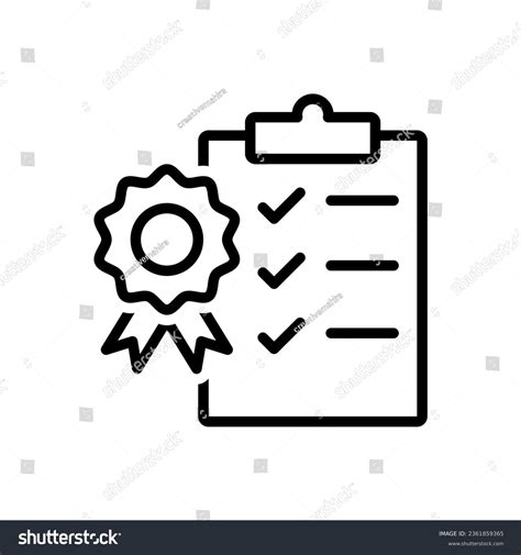 Vector Black Icon Standards Stock Vector Royalty Free 2361859365