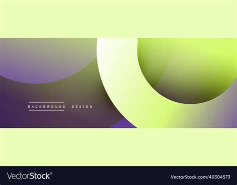 Abstract Overlapping Lines And Circles Geometric Vector Image