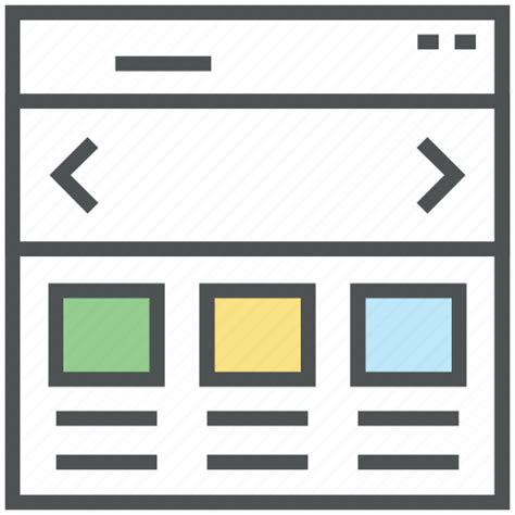 frontend layout template web design web layout web page web portions icon download on