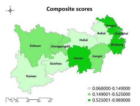 Regional Distribution Of Composite Scores Download Scientific Diagram
