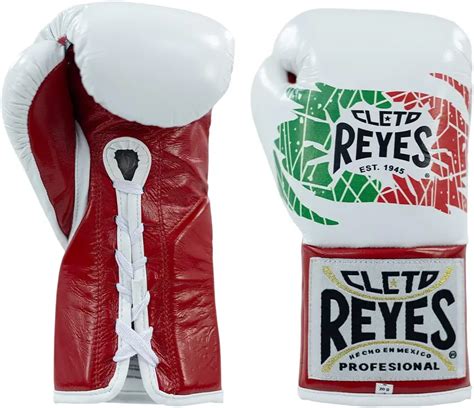 دستکش بوکس حرفه ای Cleto Reyes برای مردان و زنان، چرم و مو اسب، Mma