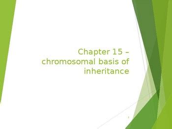 AP Biology Chapter Chromosomal Basis Of Inheritance By Chenec