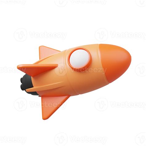 3d Space Rocket 27743009 Png